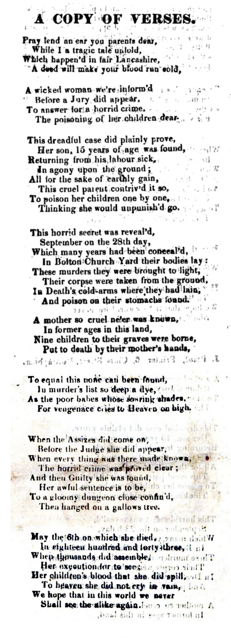 The Execution of Elizabeth ‘Betty’ Eccles: “The Female Monster ...